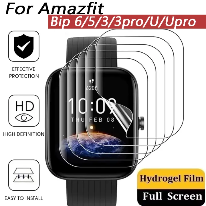 Soft Hydrogel Film For Huami Amazfit Bip 6/5/3/3Pro Smart Watch Screen ...