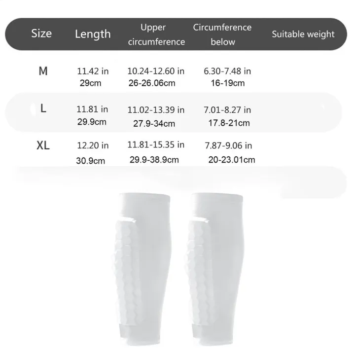 1 pair Ski Shin Guards Shinbang Protector Women Honeycomb Ski Boot Shin ...