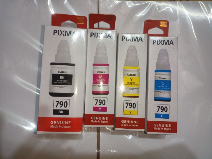 Canon Pixma G1010, G2010 G3010 G4010 Printer Gi-790 packet ink ( 4pcs ...