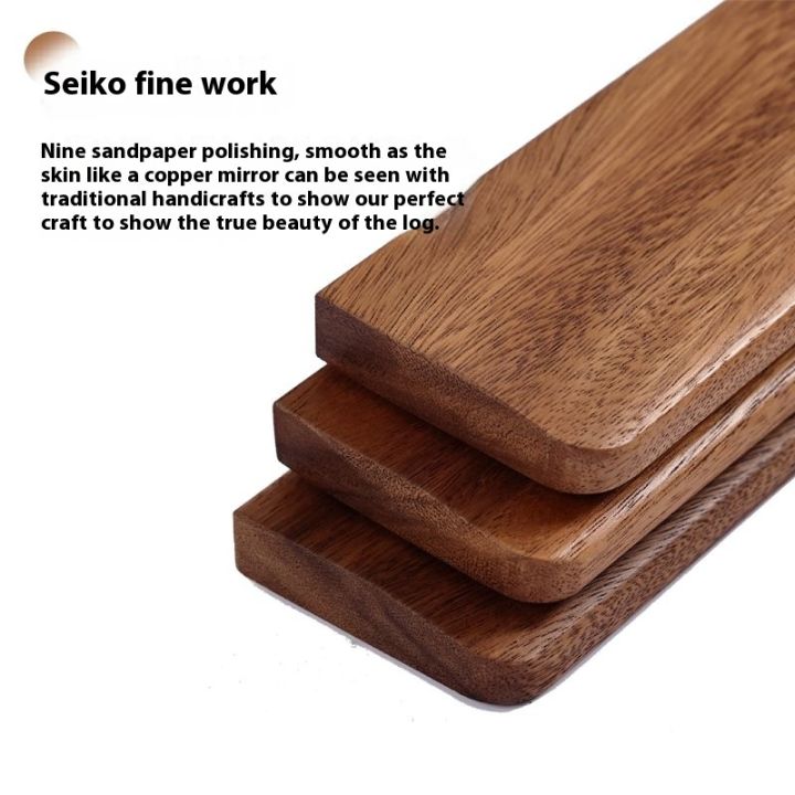 Solid Wood Keyboard Wrist Rest Palm Pad Mechanical Keyboard Ergonomic ...