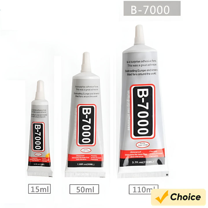 B-7000 Clear Phone Screen Repair Glue B7000 Universal Diamond DIY Adhesive with Precision ...