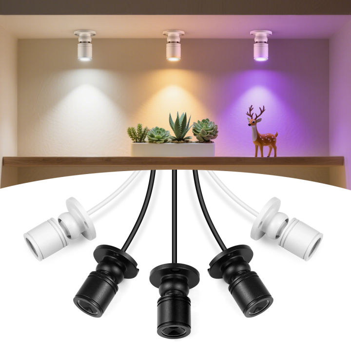 USB Charging Mini LED Spotlight Surface Mounted Cabinet Downlight 1W ...