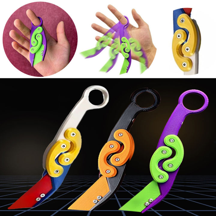 New 3D HOT Explosive Gravity Folding Claw Knife Butterfly Claw Gravity ...
