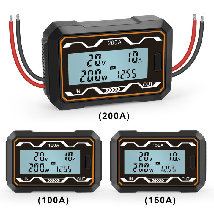 New RC Watt Meter 100A 150A 200A RC High Precision Current Power ...
