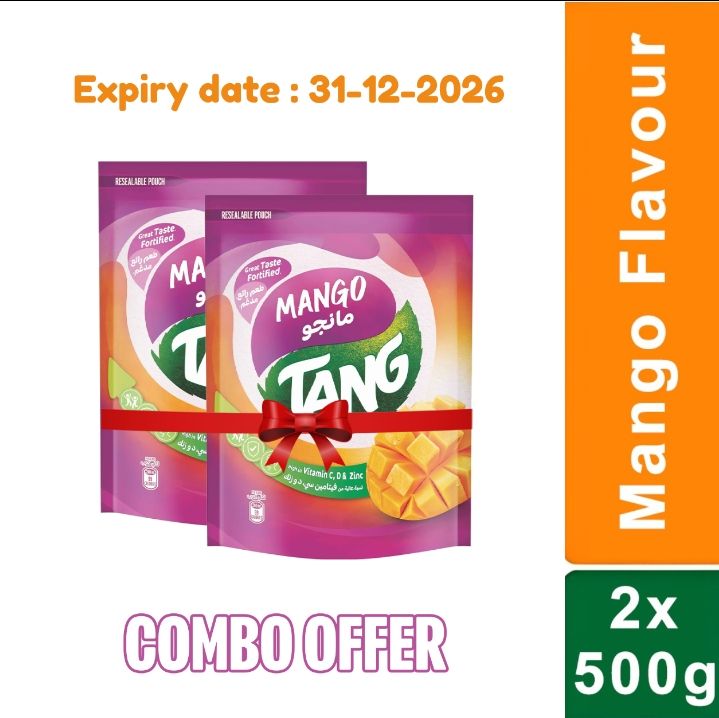 Tang Mango Instant Drink Mix Pouch Combo (500G X 2 ) - 1KG - Bahrain ...