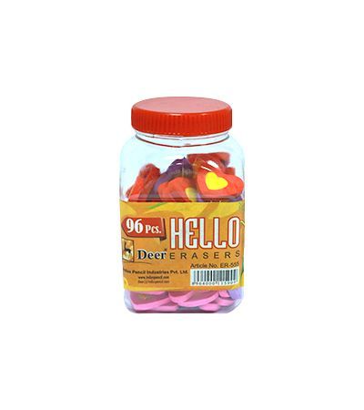 Deer Erasers Jar Good Quality (96 Pcs) | Daraz.pk