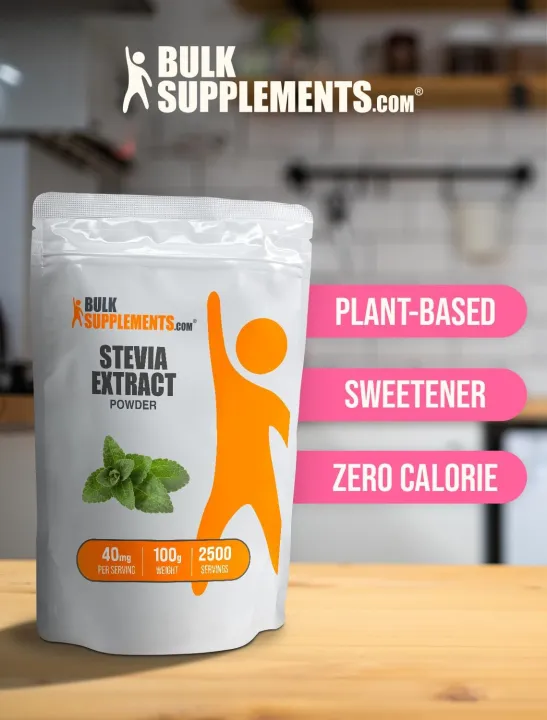 Stevia Extract Powder - Stevia Sweetener, Pure Stevia Powder - Zero ...