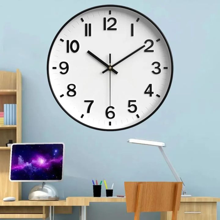 12 Inch Wall Clock Movement Plastic Vintage Style Silent Operation ...