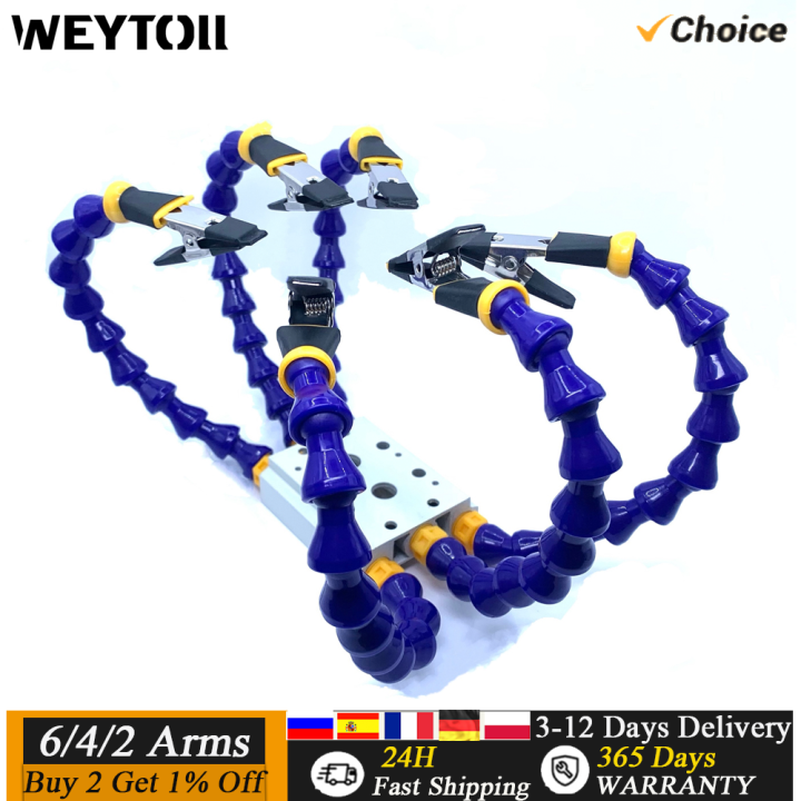 Benches Vise Table Clamp with Flexible Arm Aluminum Alloy Clamp ...