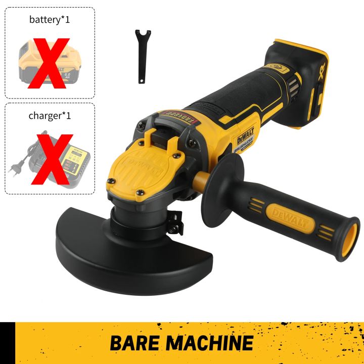 DEWALT DCG409 Cordless Angle Grinder 20V Brushless Motor Cutting ...