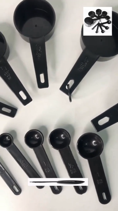 10pcs Kitchen Measuring Spoons & Cups Set – Baking Measuring Tools for ...