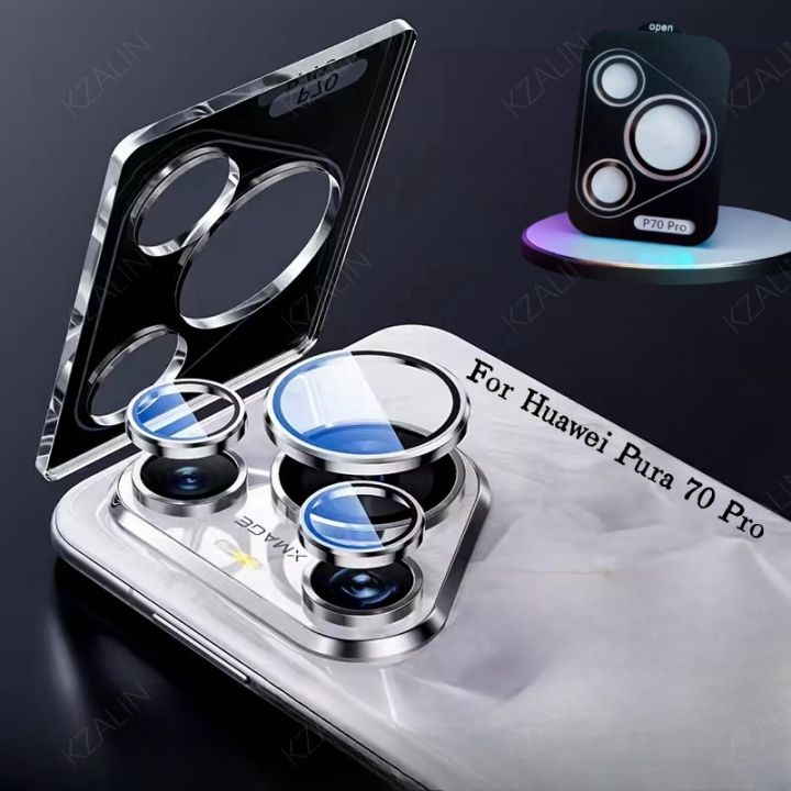 Metal Lens Ring For Huawei Pura 70 Pro Camera Lens Protector Tempered ...