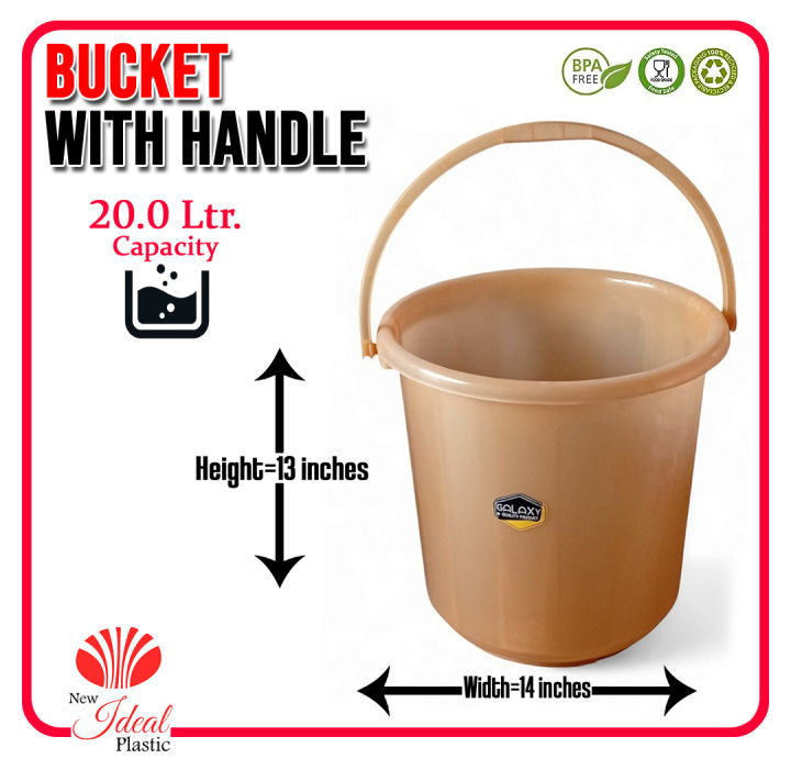 Bucket - Plastic Bucket - Balti Plastic Best Use for Kitchen Bath Room ...