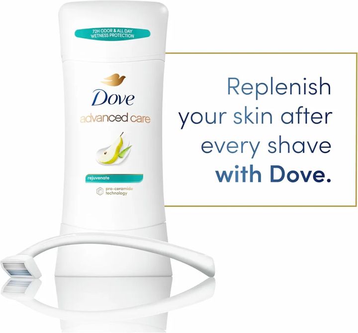 Dove Advanced Care Antiperspirant Deodorant Stick Rejuvenate 4 Count to ...