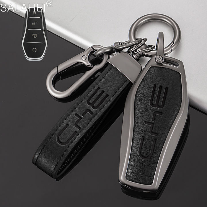 Car Key Case Full Cover Shell Holder Protection For BYD Tang EV600 Han EV Yuan ATTO 3 Song PLUS ...
