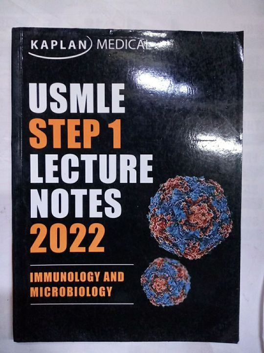 USMLE STEP 1 LECTURE NOTES 2022 IMMUNOLOGY AND MICROBIOLOGY | Daraz.pk