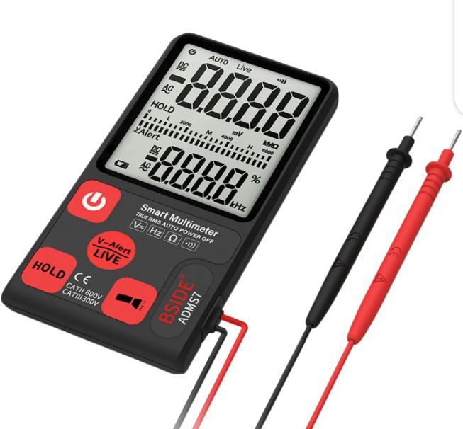 BSIDE ADMS7 Smart Digital Portable Multimeter large 3.5" lcd display ...