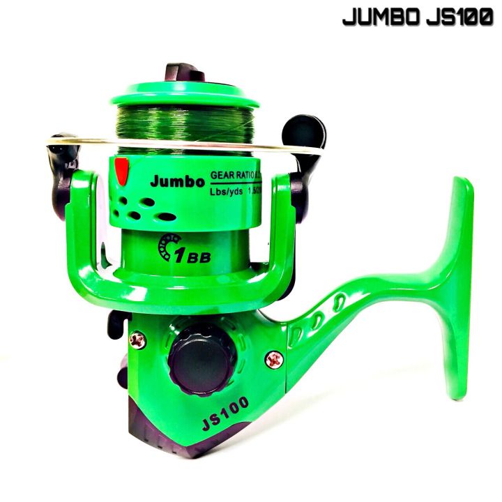 Jumbo JS100 spinning reel high quality spinning fishing equipment front ...