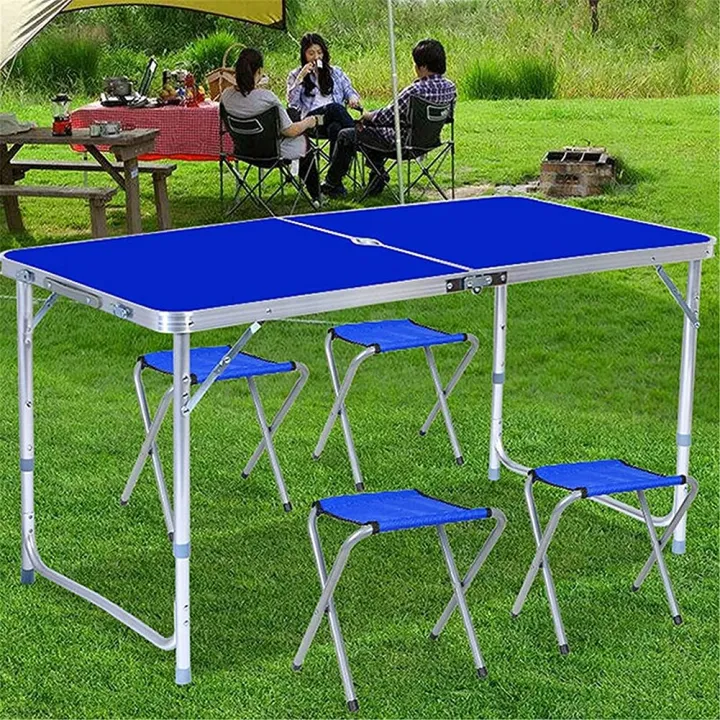 Folding Camping Outdoor Table with 4 Chairs | Daraz.com.np