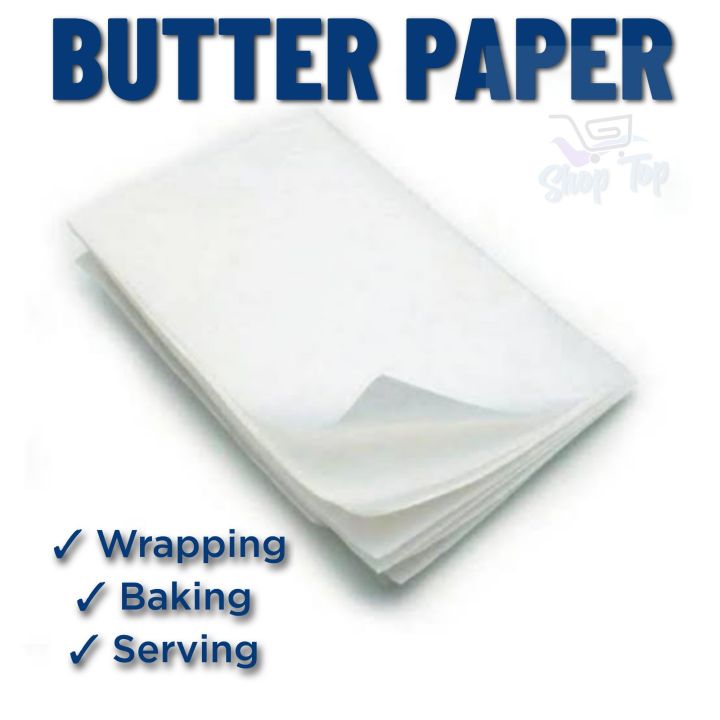 Pack Of 50 Butter Paper For Wrapping, Baking & Serving. Wrapping Butter ...