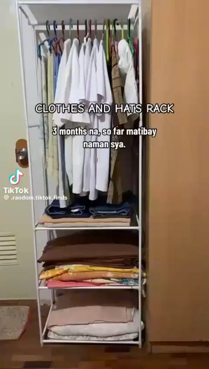 Square cloth rack with shelves | Daraz.lk