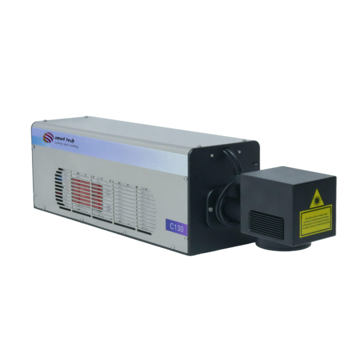 CO2 Laser Marking Machine Automatic Expiry Date Coding Machine CO2 ...