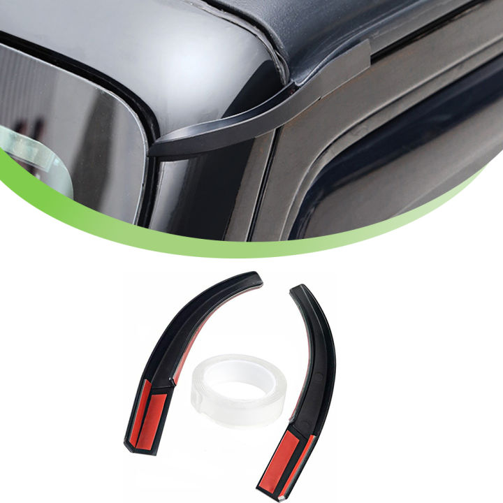 Rain Gutter Extensions Rainwater Diversion Channel for Jeep Wrangler JK ...