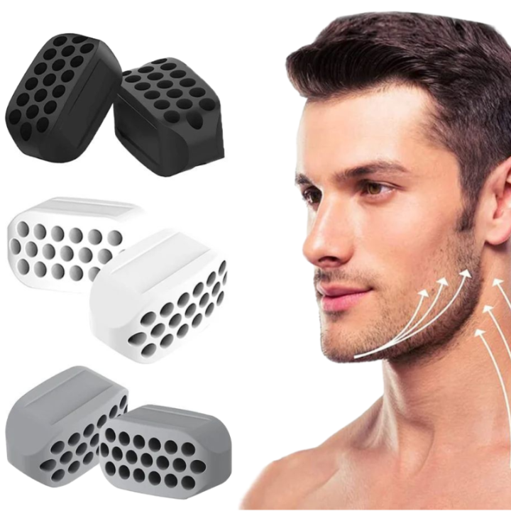 1/2Pcs Large Jaw Exerciser Fitness Jawline Muscle Training Double Chin ...