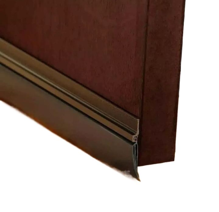 Door Dust Stopper Door Bottom Seal rubber With PVC Frame With Screws ...