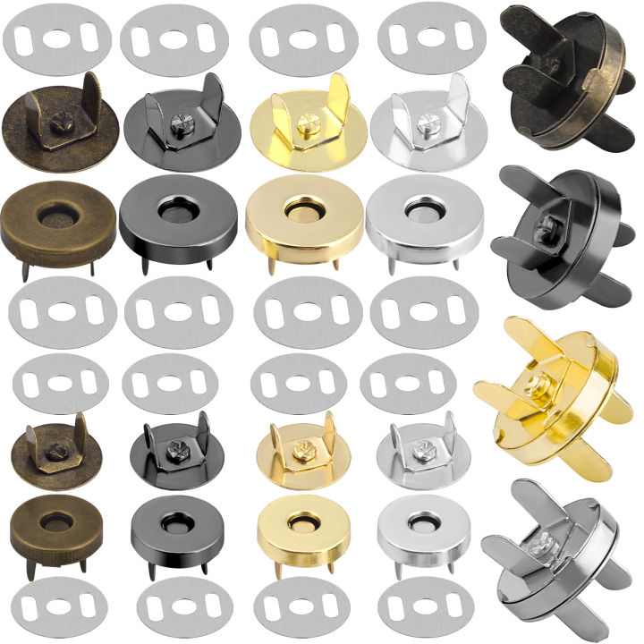 4set 14mm 18mm Magnetic Buttons Bags Magnet Automatic Adsorption Buckle ...