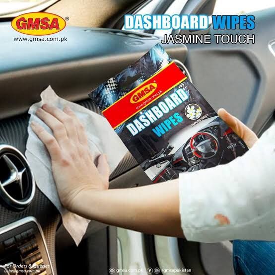 Gmsa Dashboard Wipes Jasmine Touch(10 Wipes) | Daraz.pk
