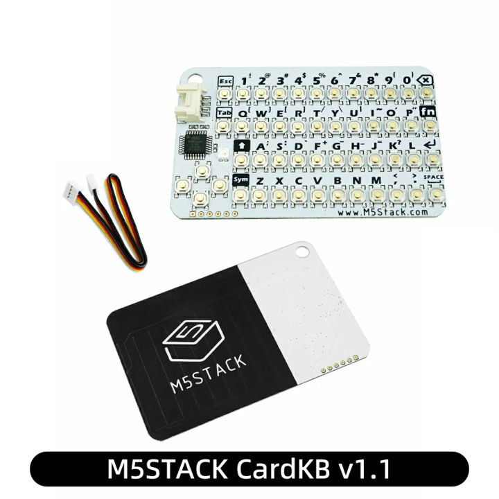 M5Stack CardKB v1.1 50 Key QWERTY Keyboard Development I2C Port Kit ...