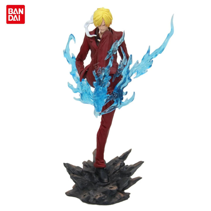 New One Piece Anime Figures Sanji Devil Suit Pvc Gk Statue Model ...