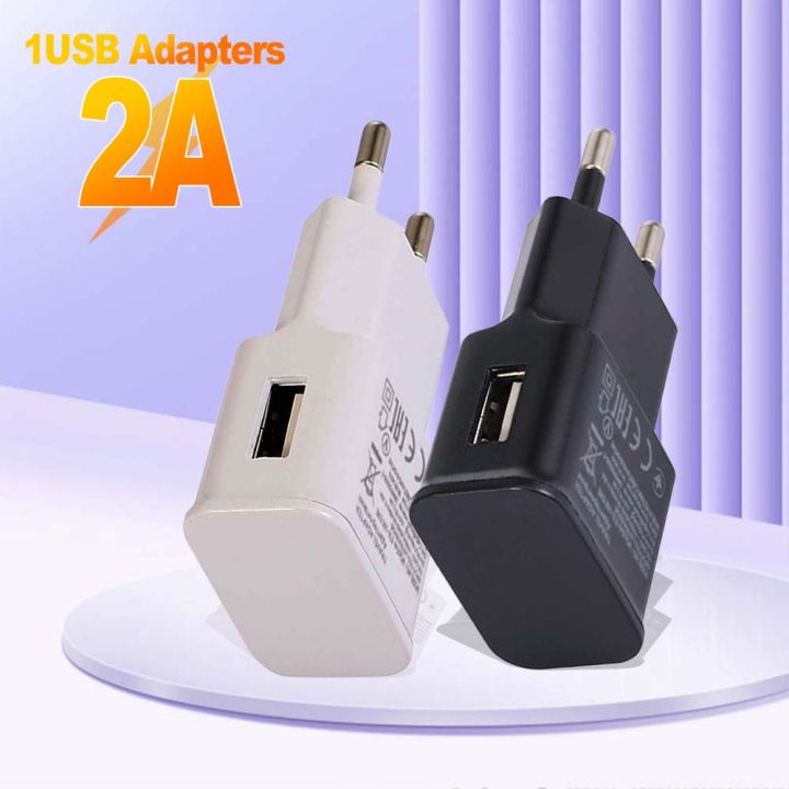 Wall USB Charger 1 Port EU plug charger adapter Mini chargersphone ...