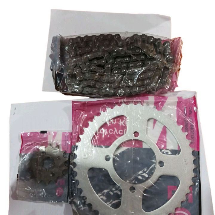 IMPORTED Bike chain sprocket kit / Chain grari set YBR 125 Loncin CNC ...