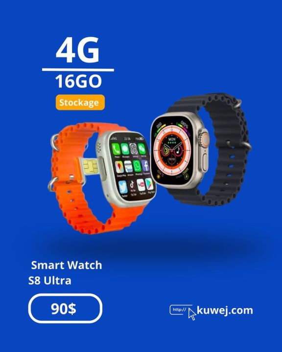 x8 ultra 4G smart watch 2025 new arrival [4G LTE SIM] S8 Ultra Android ...