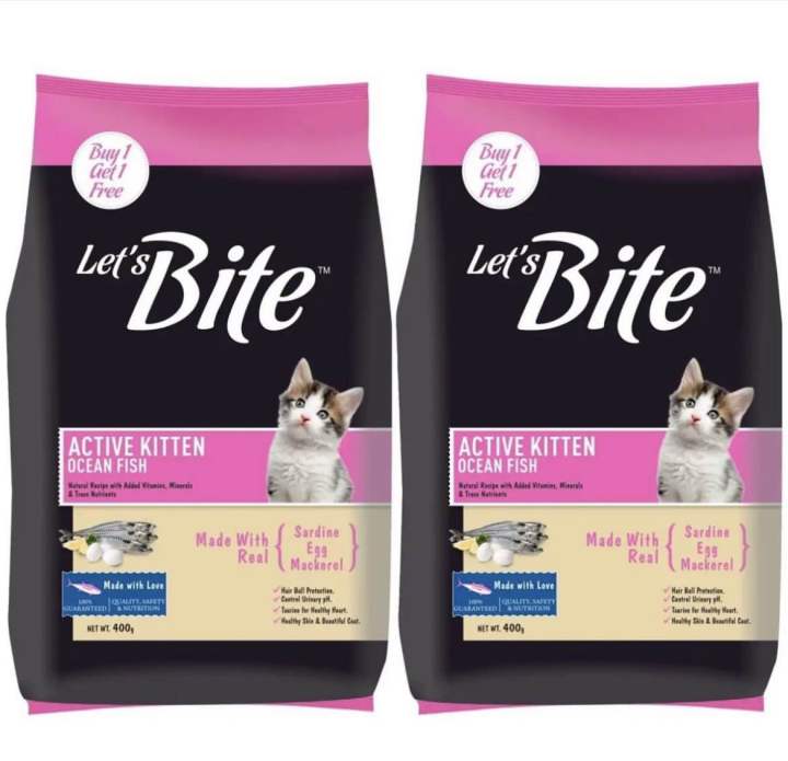 Let’s Bite Kitten Food 400g X 2 ( Buy One Get One Free ) | Daraz.lk