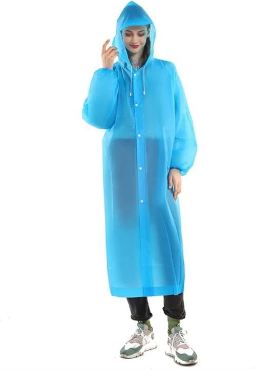 Outdoor Raincoat Translucent Plastic Suit Rain Poncho Waterproof rain ...