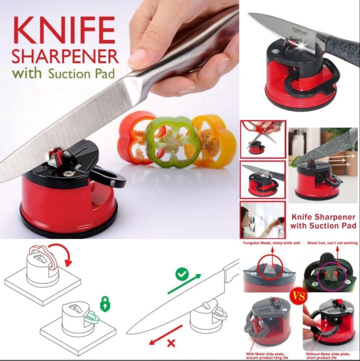 Knife Sharpener With Smart Suction Pad Base Daraz Lk