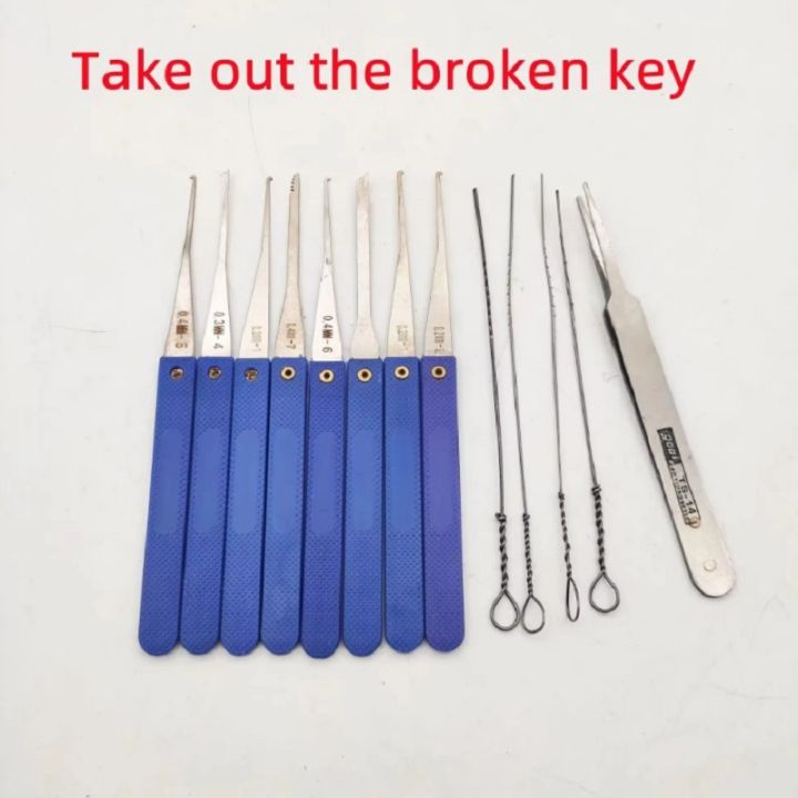 Hot Locksmith Hand Tools Strong Lock Pick Padlock Repair Tools Kit Door ...