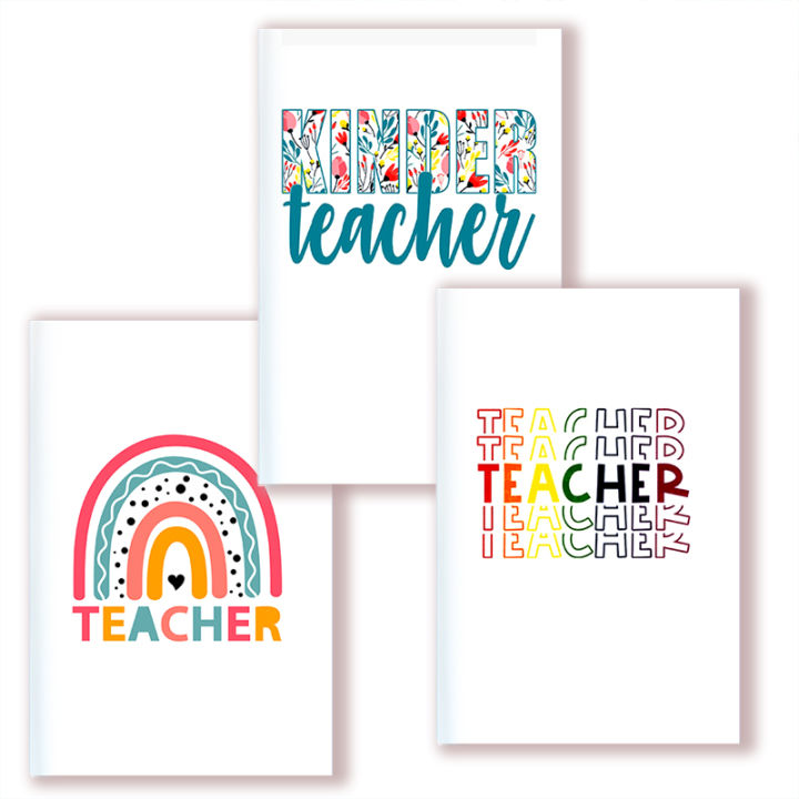 A5 Notebook Note Book - Teach Love Inspire - Rainbow Writing Pad ...