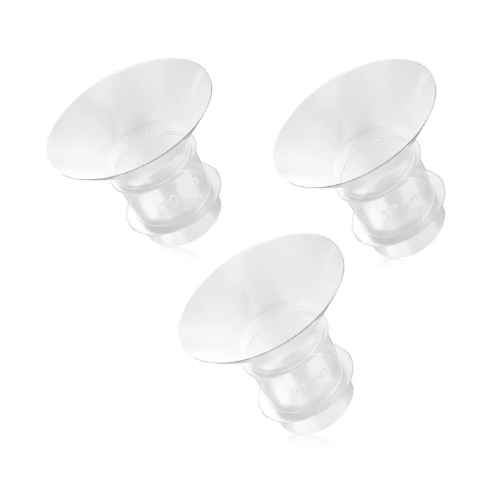 3PCS Breast Milk Pump Flange Inserts Breast Shield Converter Practical ...