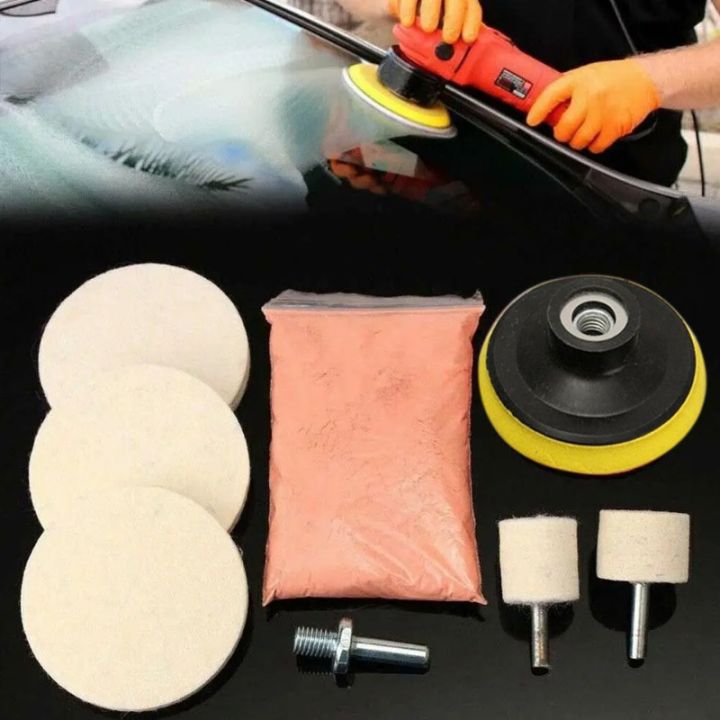 Car Glass Polishing Kit 4 OZ Cerium Oxide Powder Watch Glass Screen ...