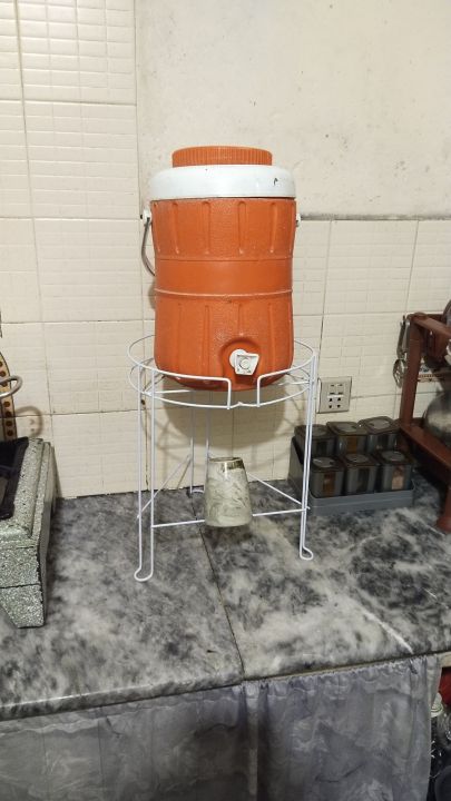 Water cooler stand for upto 30 litres water coolers. Made of prime ...