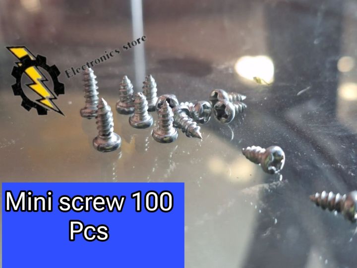 Mini screw 100 Pcs | Daraz.com.bd