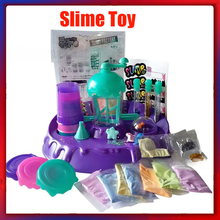 Diy Crystal Slime Kit For Kids - Novelty Joy Handmade Slime Making Set ...