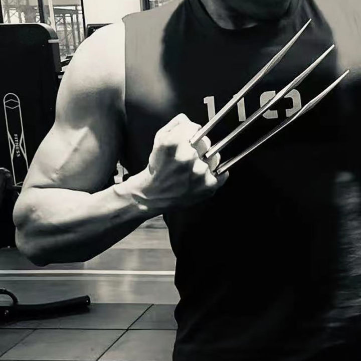 1 Pair X-Men Wolverine Claws Blade Paw 1:1 Cosplay Prop ABS Plastic ...