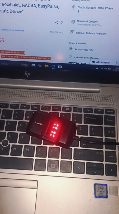 Suprema Bio Mini slim 2 | Fingerprint Reader | Biometric Scanner | Daraz.pk