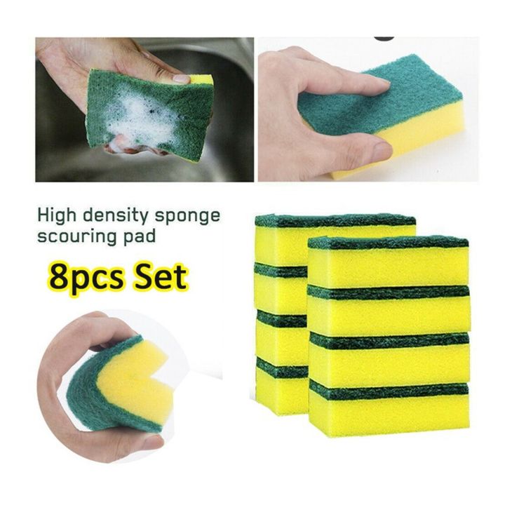 All-Purpose Scouring Pad (Set of 8) – Durable & Versatile Cleaning ...
