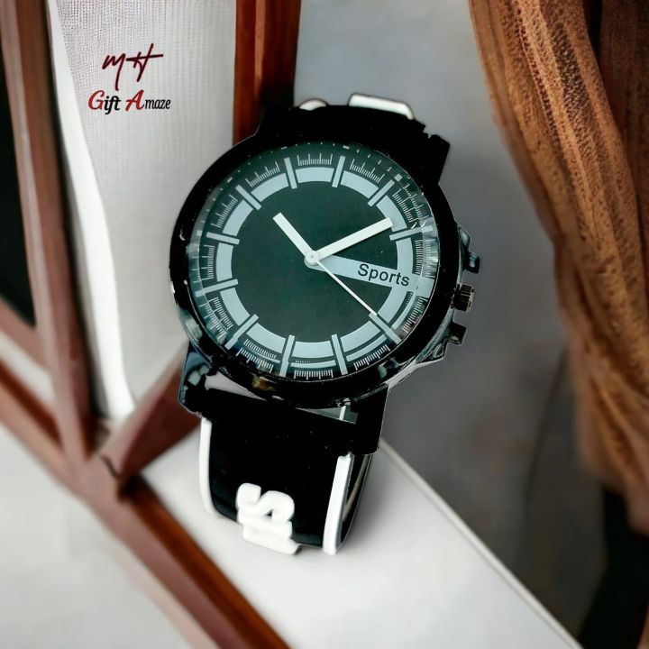 ```Sport``` Sports Watch Rubber Strap Watch | Daraz.pk